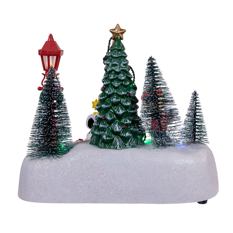 Kurt Adler 6-Inch Peanuts Battery-Operated Lighted Musical Carolers Table Piece | Wayfair
